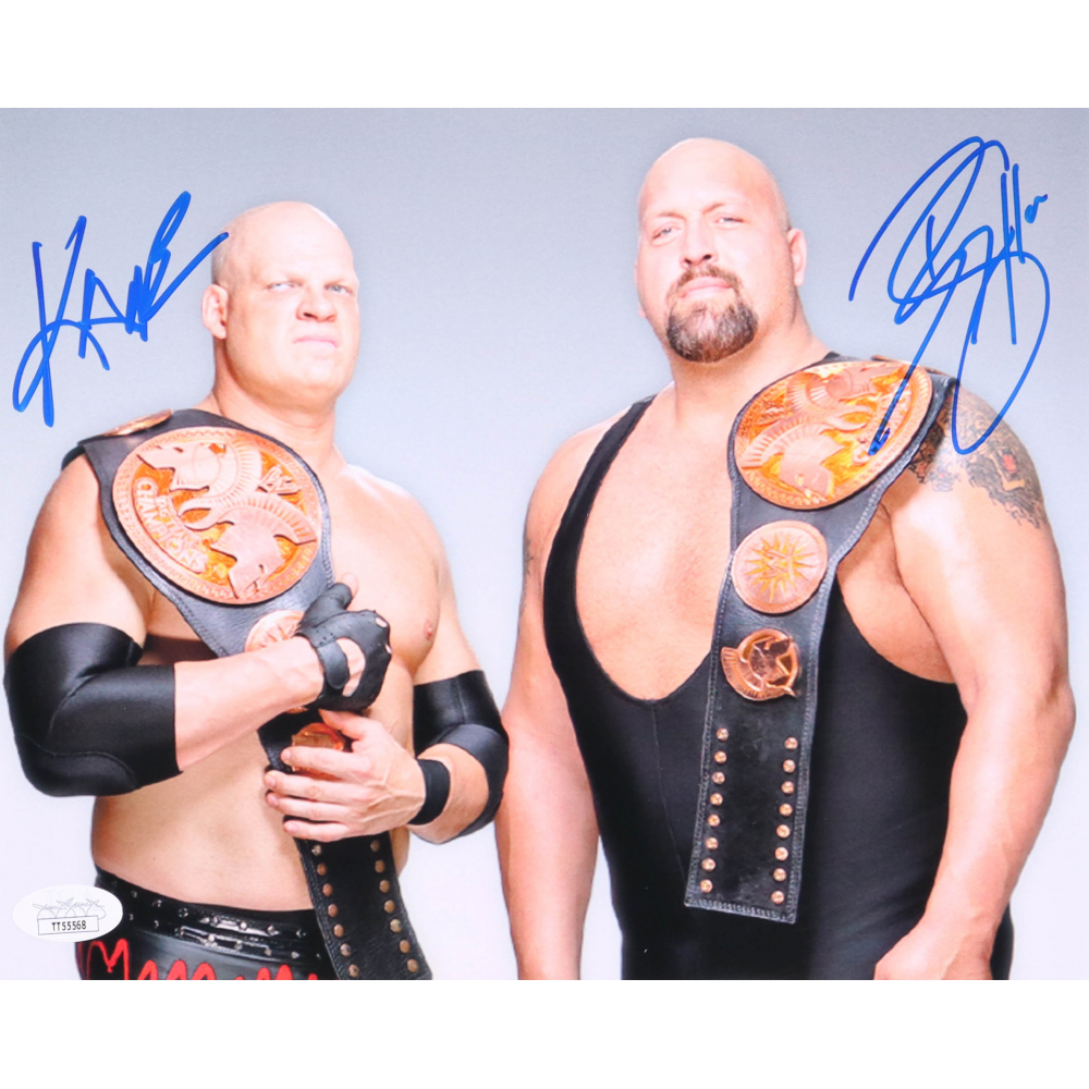 Kane & The Big Show Signed WWE 8x10 Photo (JSA) | Pristine Auction