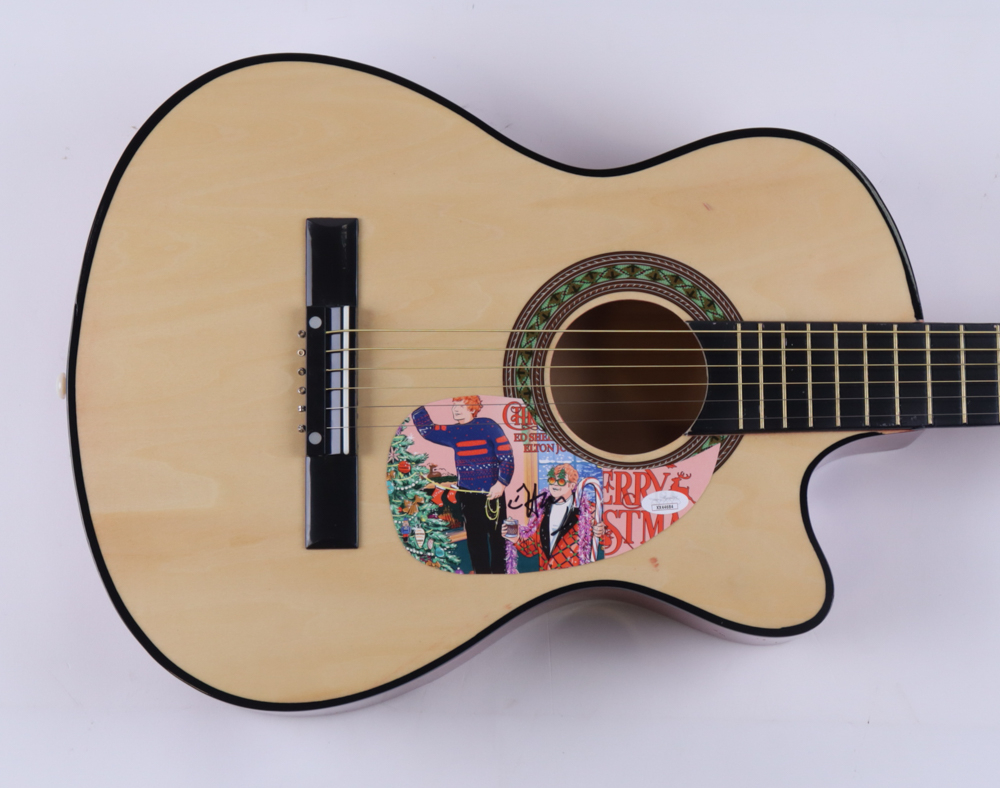 Elton John Signed 39" Custom Acoustic Guitar (JSA) | Pristine Auction