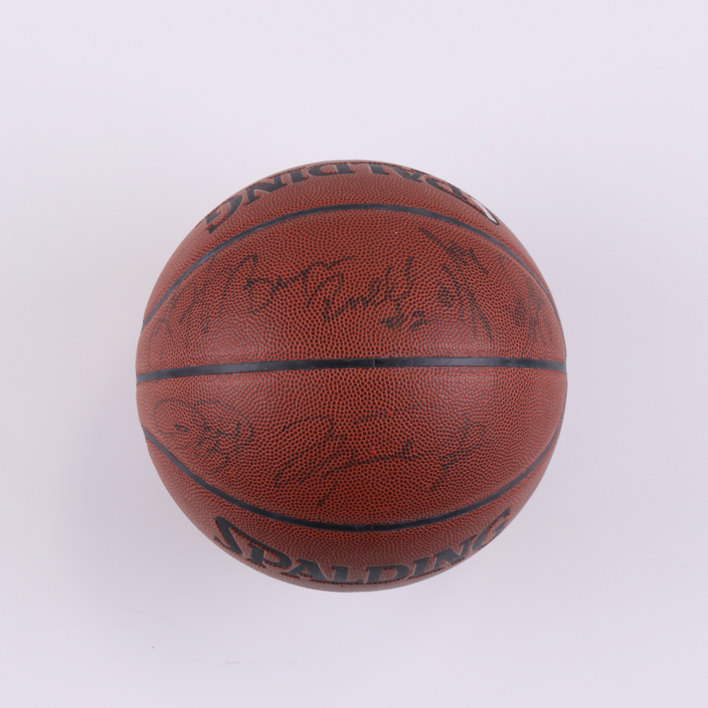 2002-03 Wizards NBA Basketball Team-Signed by (14) with Michael Jordan ...