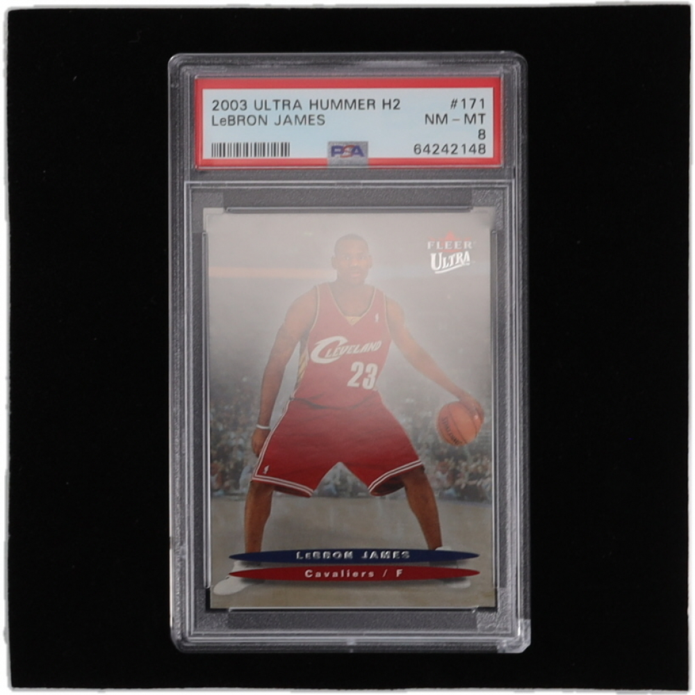 LeBron James 2003-04 Ultra #171 Hummer H2 RC (PSA 8) | Pristine Auction