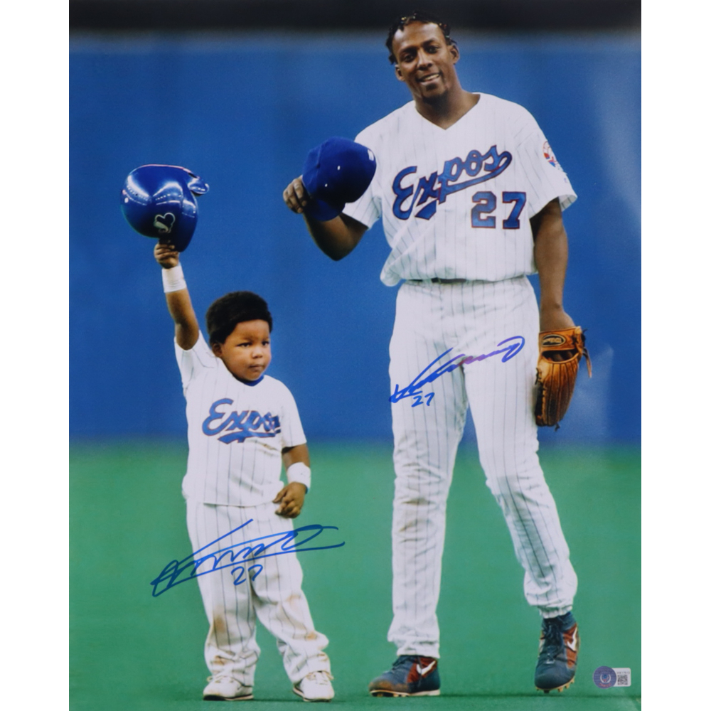 Vladimir Guerrero & Vladimir Guerrero Jr. Signed Expos 16x20 Photo ...