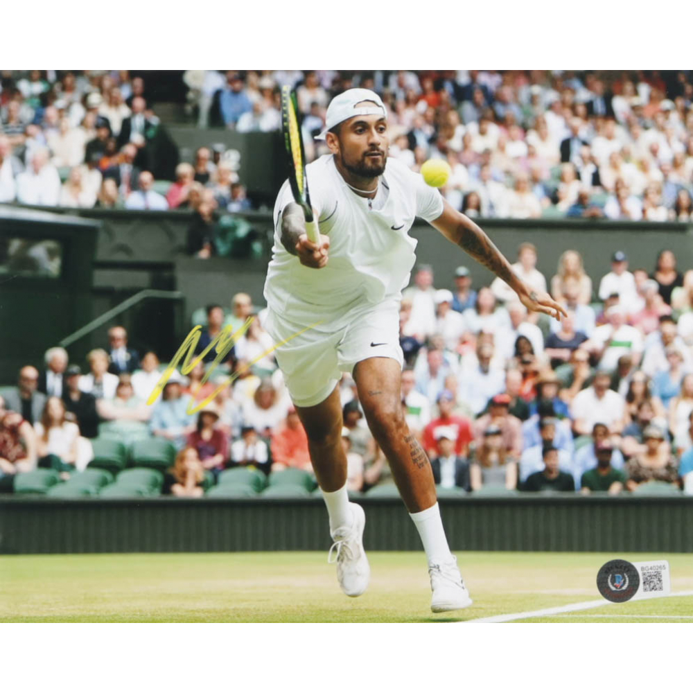 Nick Kyrgios Signed 8x10 Photo (Beckett) | Pristine Auction