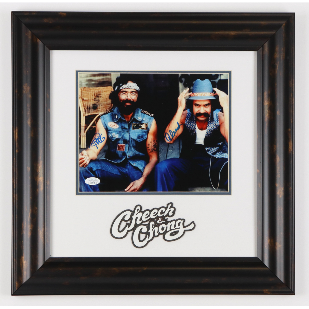 Tommy Chong & Cheech Marin Signed "Cheech & Chong" Custom Framed Photo ...