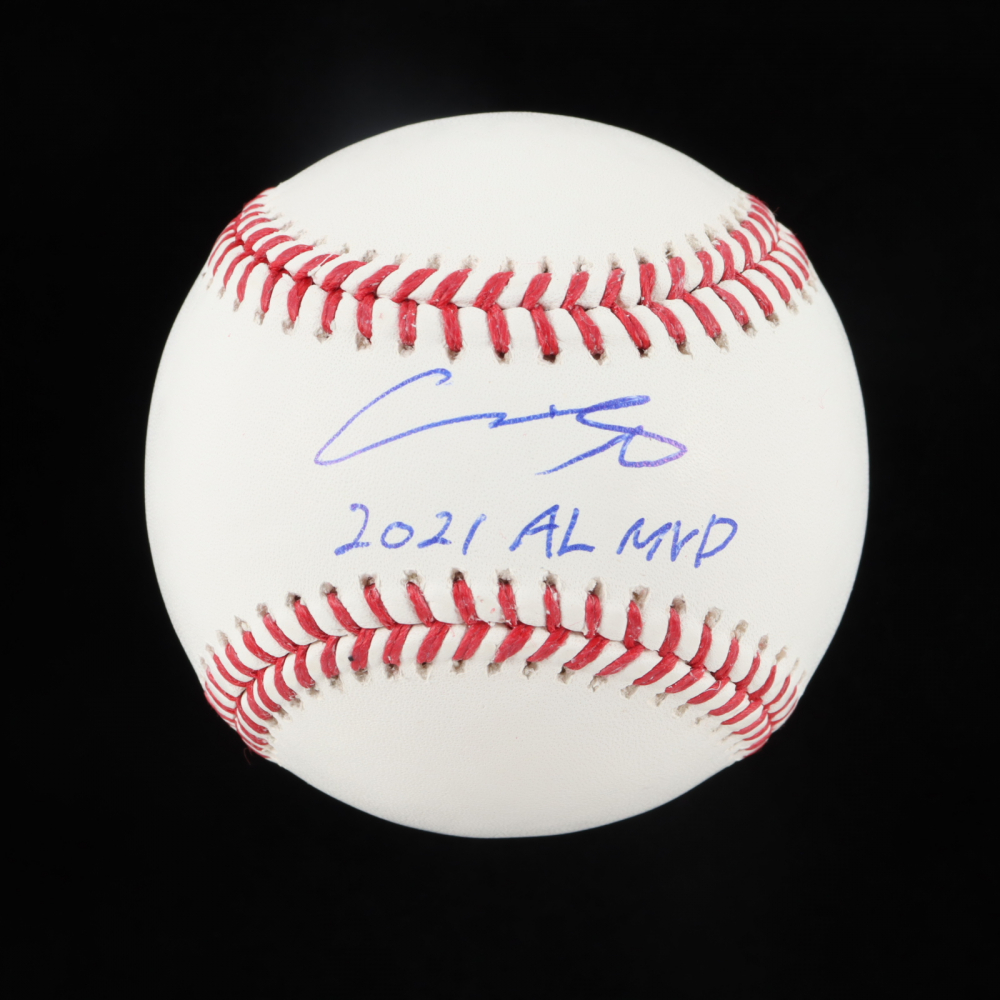 Shohei Ohtani Signed OML Baseball Inscribed "2021 AL MVP" (Fanatics ...