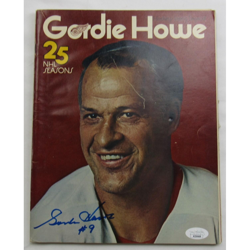 Gordie Howe Signed Magazine (JSA) | Pristine Auction