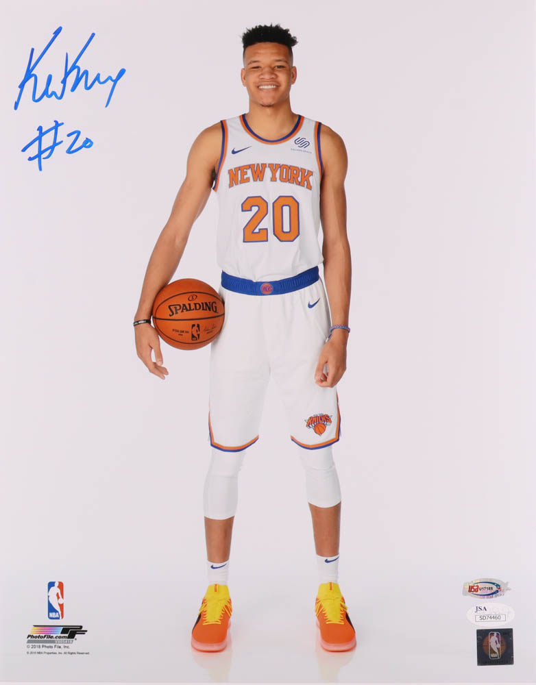 Kevin Knox Signed Knicks 11x14 Photo (JSA & USA SM) | Pristine Auction