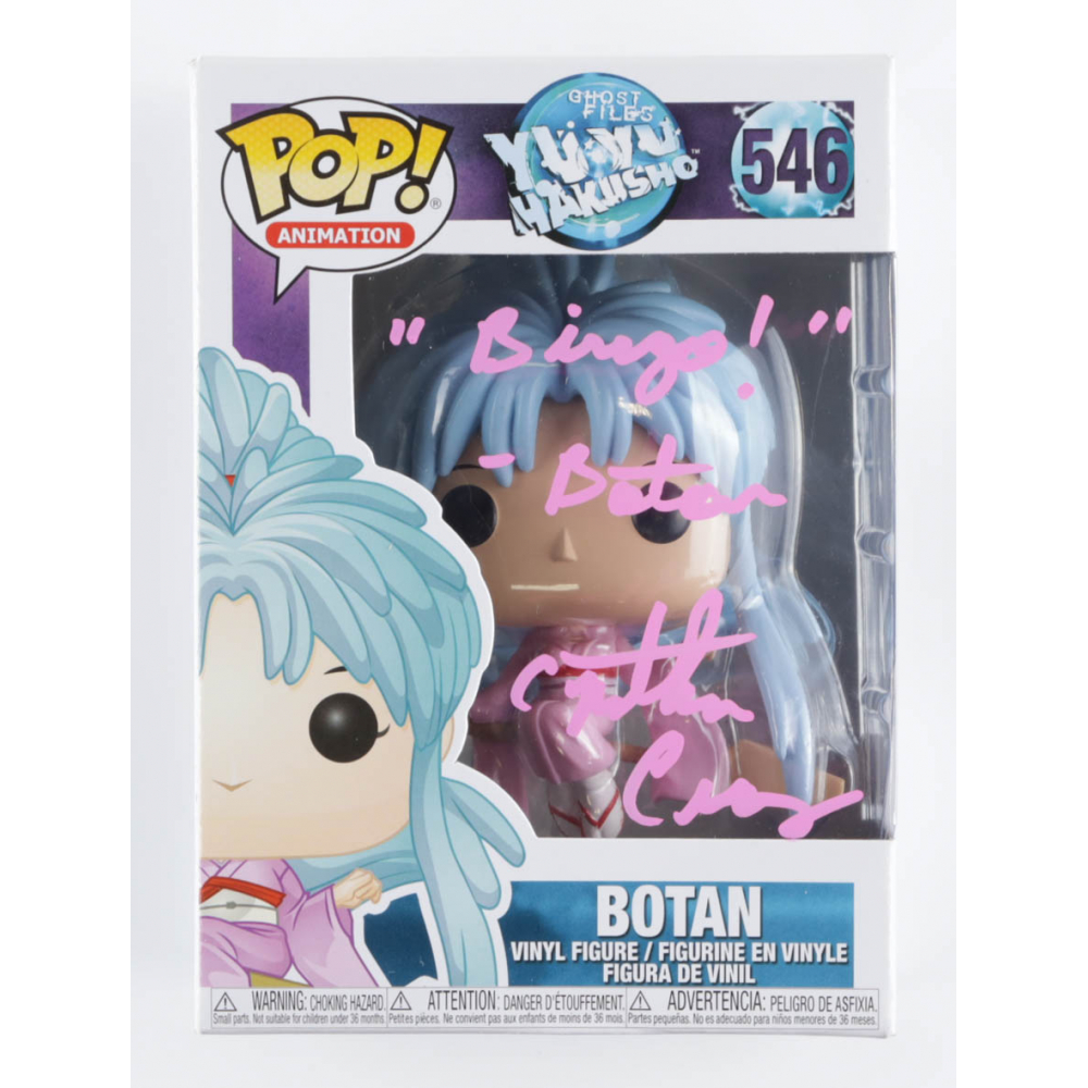 Cynthia Cranz Signed "Ghost Files Yu Yu Hakusho" #546 Botan Funko Pop ...