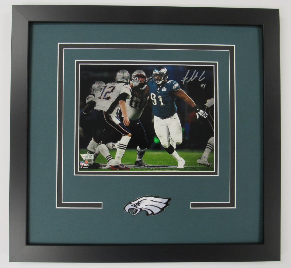 Fletcher Cox Signed Eagles Custom Framed Photo Display (Fanatics ...