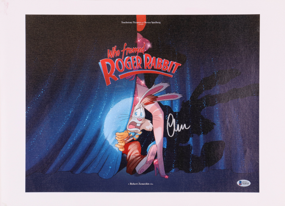 Charles Fleischer Signed "Who Framed Roger Rabbit" 15x21 Print On ...