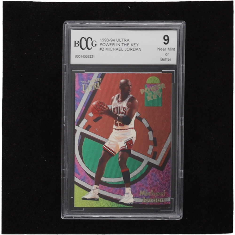 Michael Jordan 1993-94 Ultra Power In The Key #2 (BCCG 9) | Pristine ...