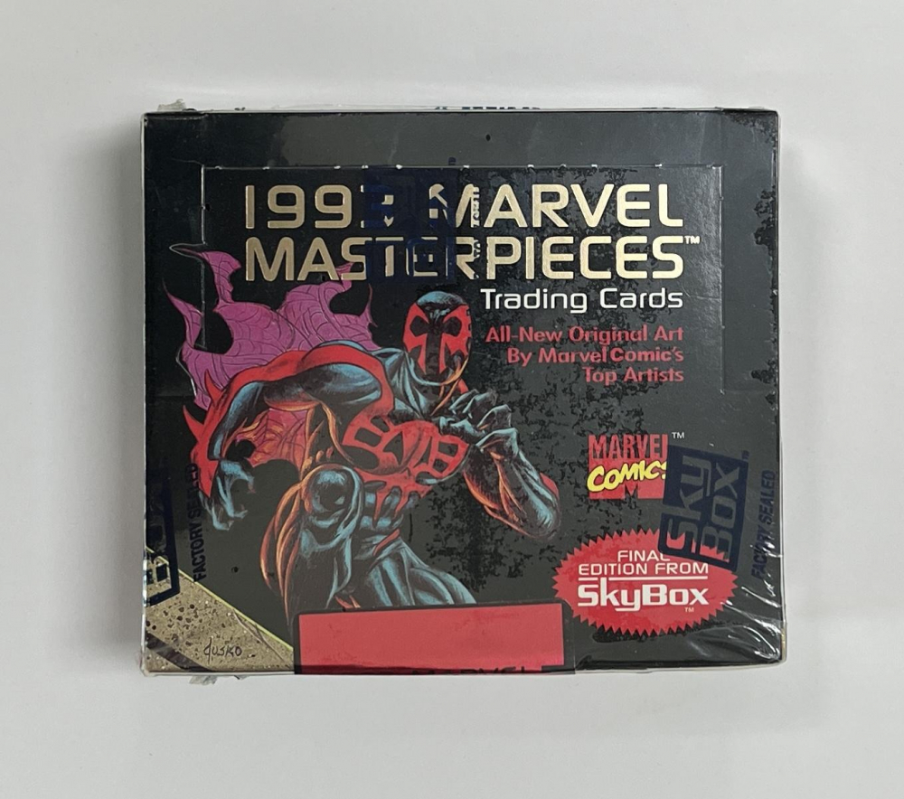 1993 Skybox Marvel Masterpieces Series 2 Wax Box with (36) Packs ...