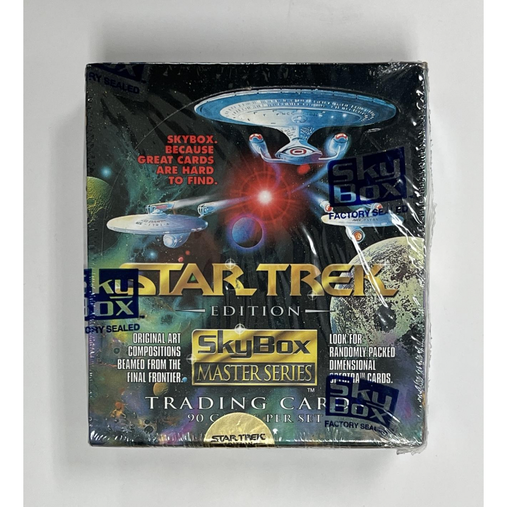 1993 Skybox Star Trek Master Series 1 Edition Wax Box with (36) Packs ...