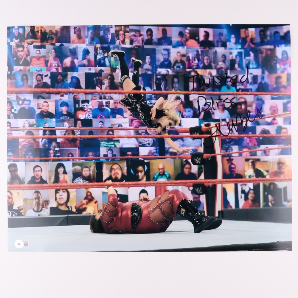 Alexa Bliss Signed WWE 16x20 Photo Inscribed "Twisted Bliss" (Beckett ...