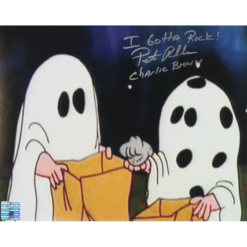 Peter Robbins Signed 8x10 Photo with Quote Inscription & "Charlie Brown ...