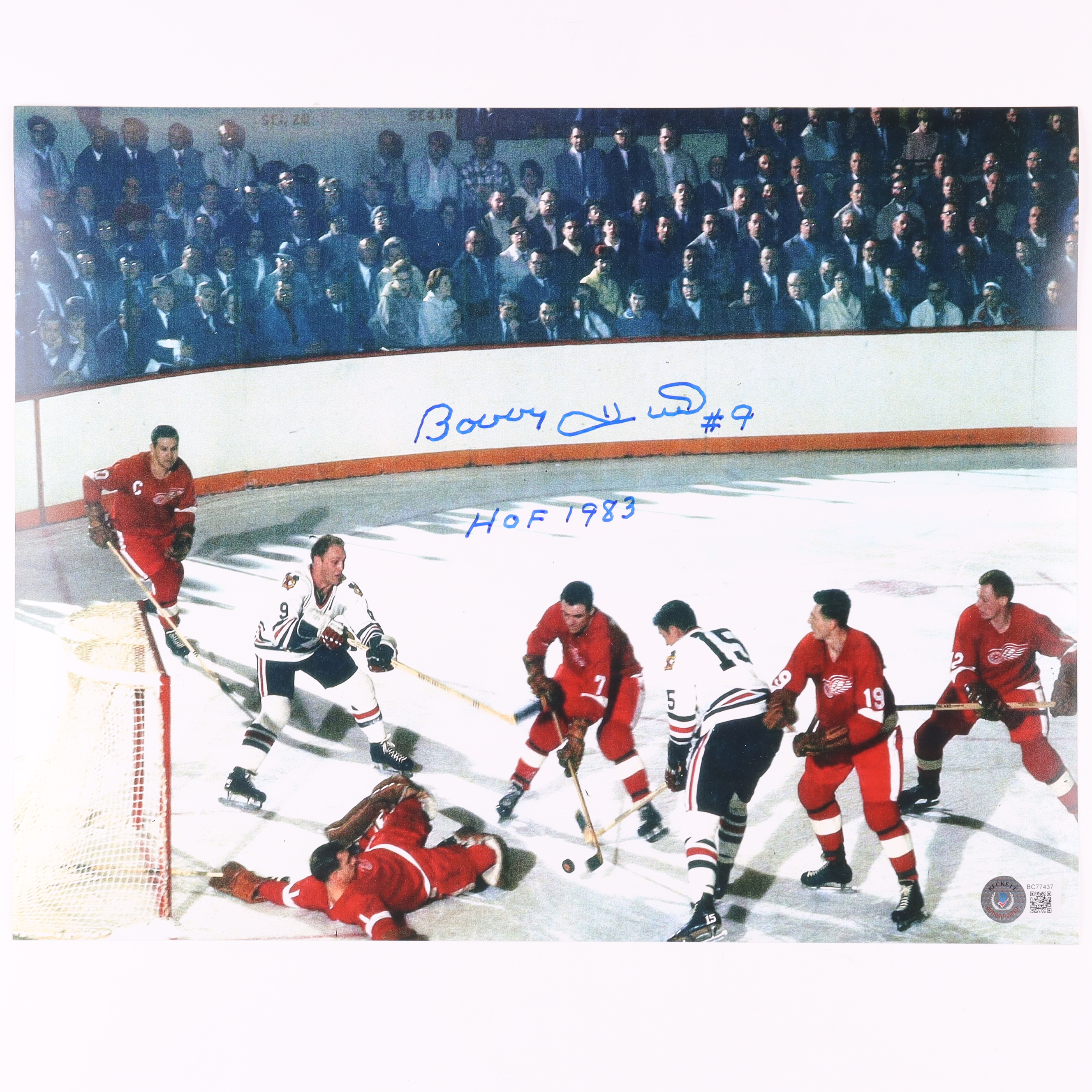 Bobby Hull Signed Blackhawks 11x14 Photo Inscribed "HOF 1983" (Beckett ...