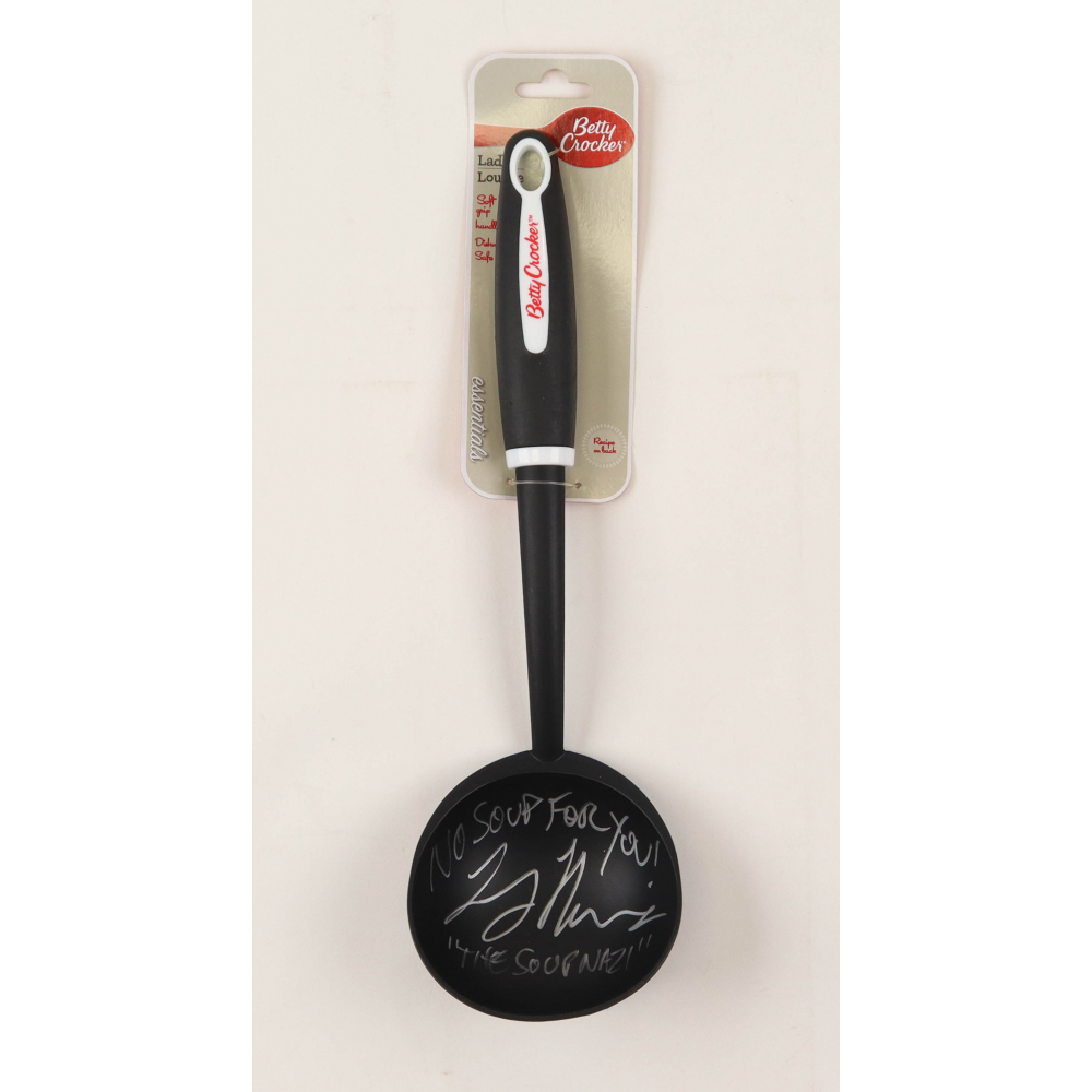 Larry Thomas Signed "Seinfeld" Soup Ladle Inscribed "No Soup for You ...