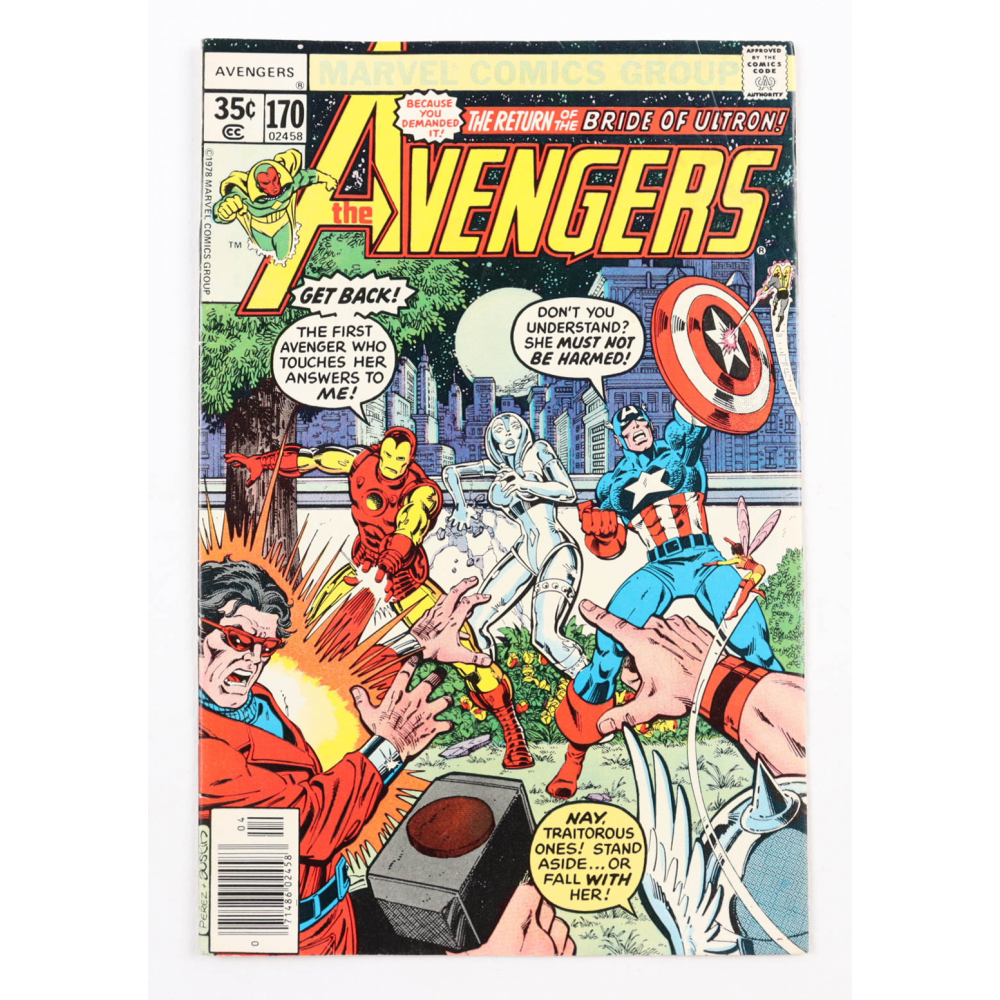 1978 "The Avengers" Issue #170 Marvel Comic Book | Pristine Auction