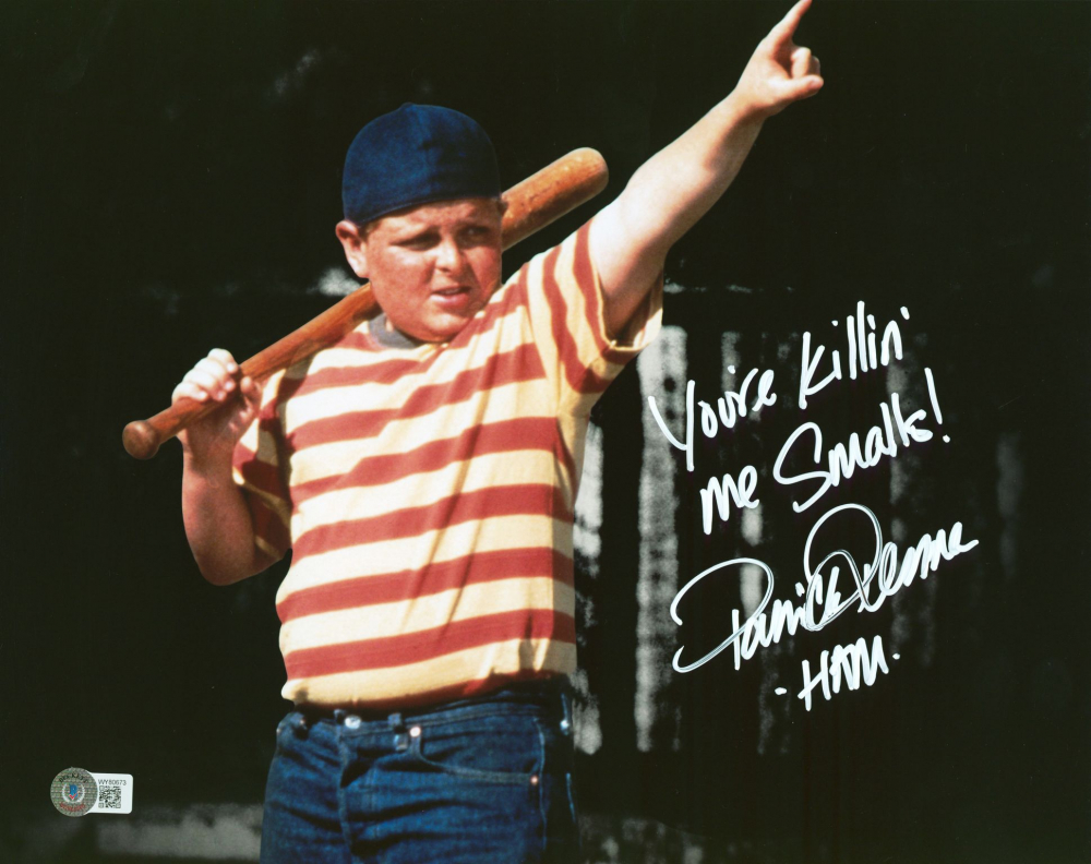 Patrick Renna Signed "The Sandlot" 11x14 Photo Inscribed "You're Killin ...