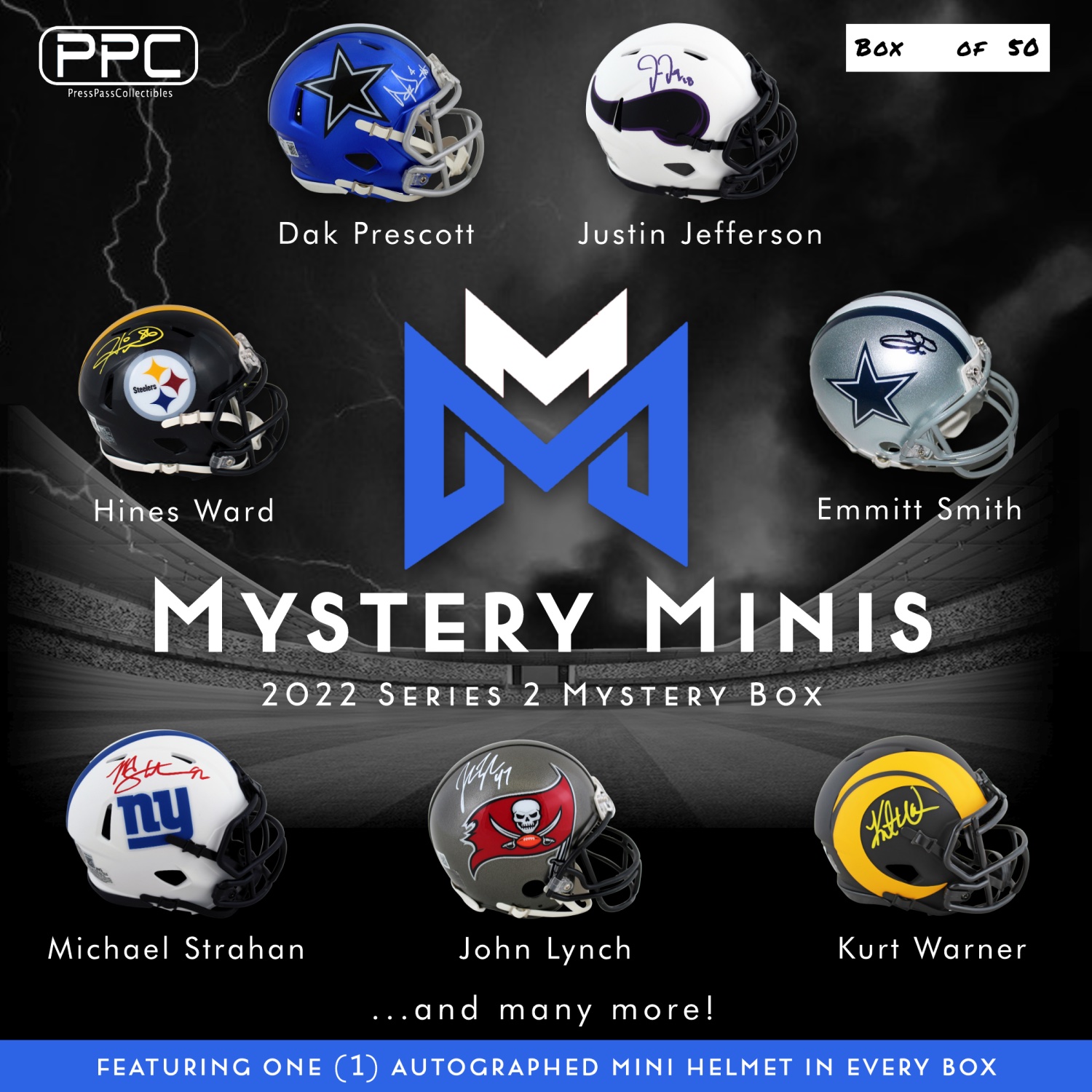 Press Pass Collectibles 2022 Mystery Mini Helmet Mystery Box–Series 2 ...