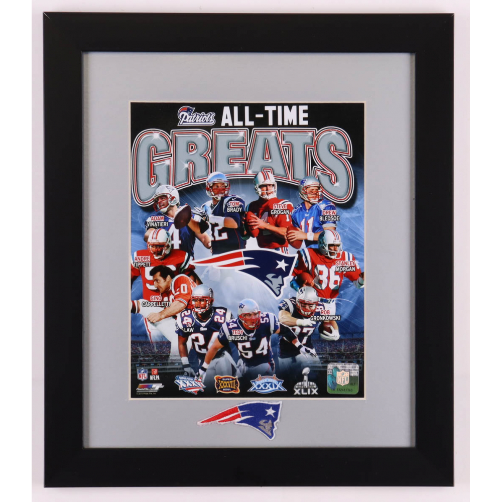 Patriots "All-Time Greats" Custom Framed Photo Display | Pristine Auction