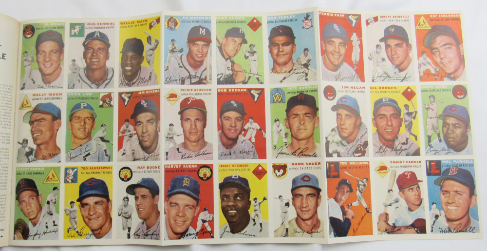 1954 First Issue of "Sports Illustrated" Magazine with 1954 Topps ...