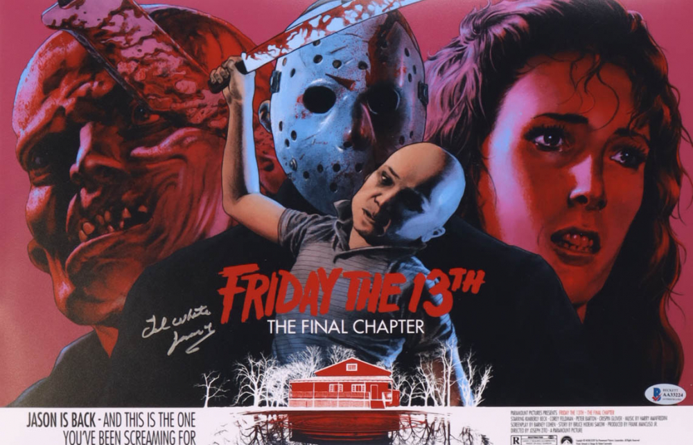 Ted White Signed "Friday the 13th: The Final Chapter" 11x17 Photo ...