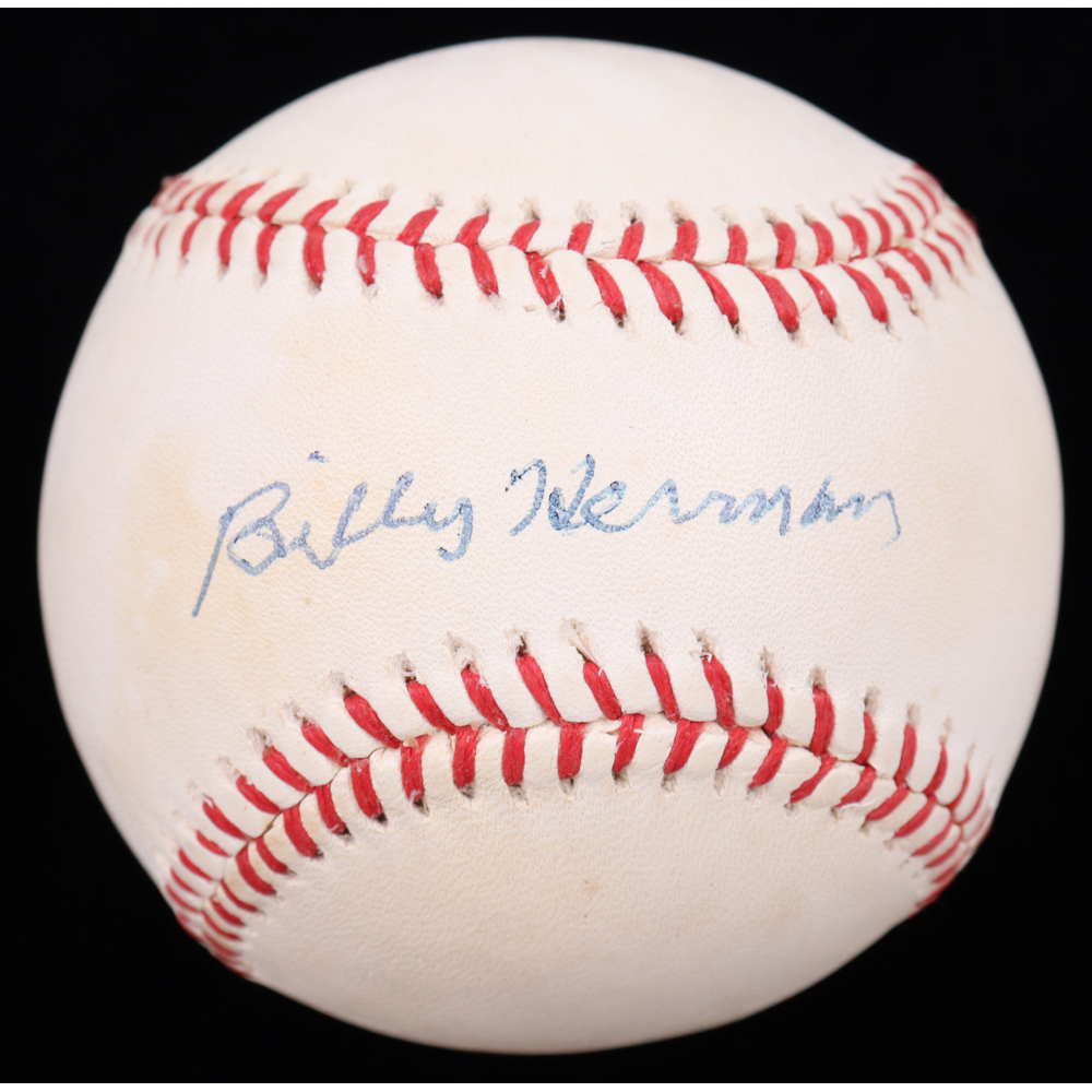 Billy Herman Signed ONL Baseball (Beckett) | Pristine Auction