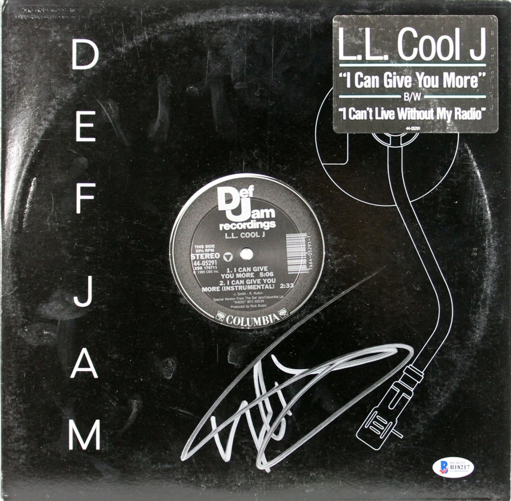 LL Cool J Signed "Def Jam" Vinyl Record Album (Beckett) | Pristine Auction