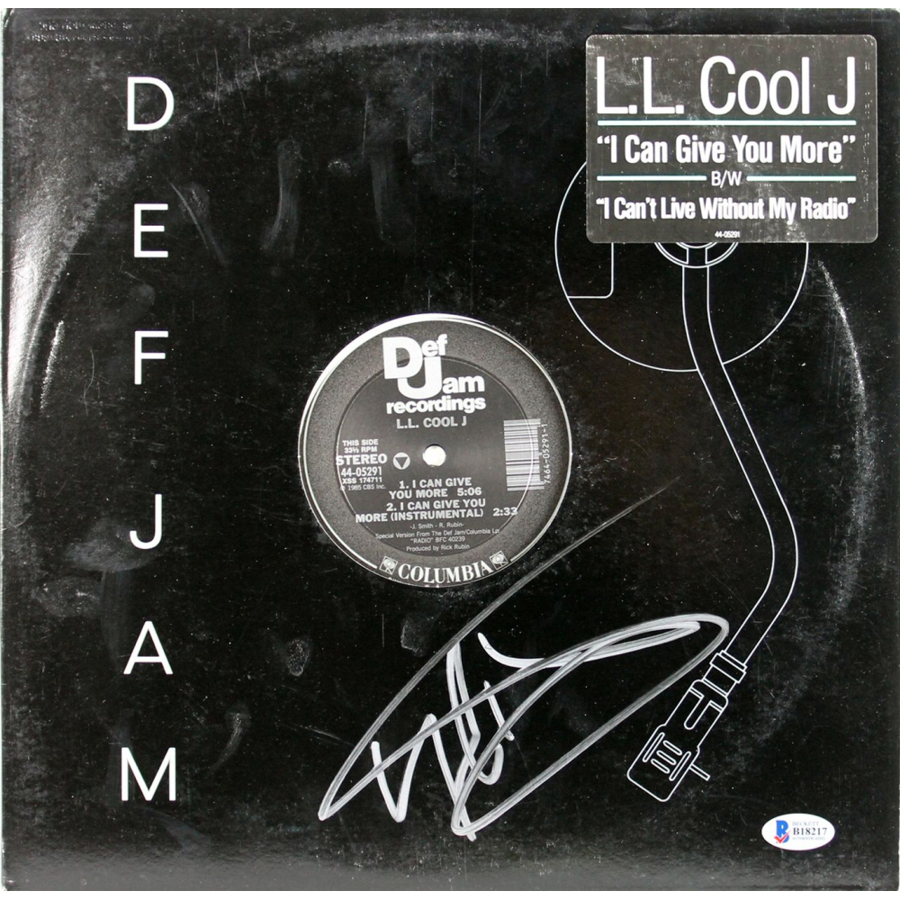 LL Cool J Signed "Def Jam" Vinyl Record Album (Beckett) | Pristine Auction