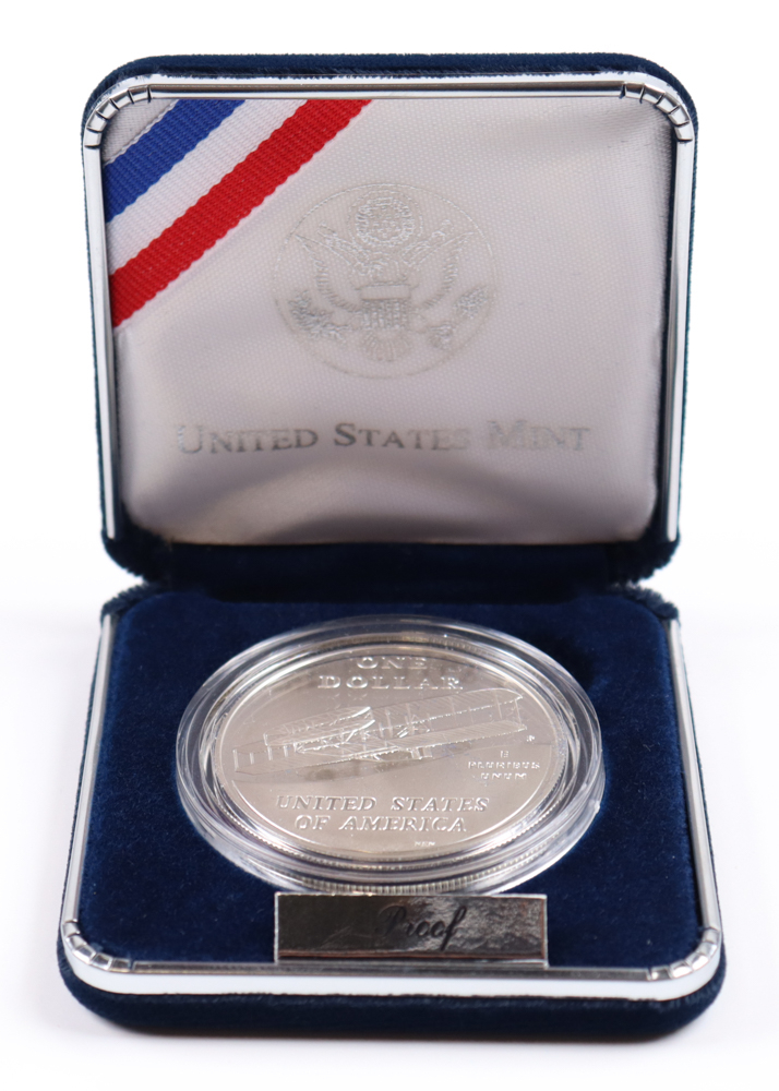 2003-P First Flight Centennial Silver Dollar Coin with Packaging ...