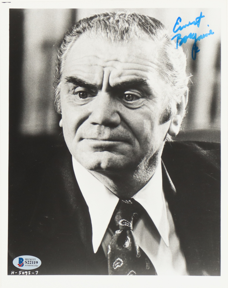 Ernest Borgnine Signed 8x10 Photo (Beckett) | Pristine Auction