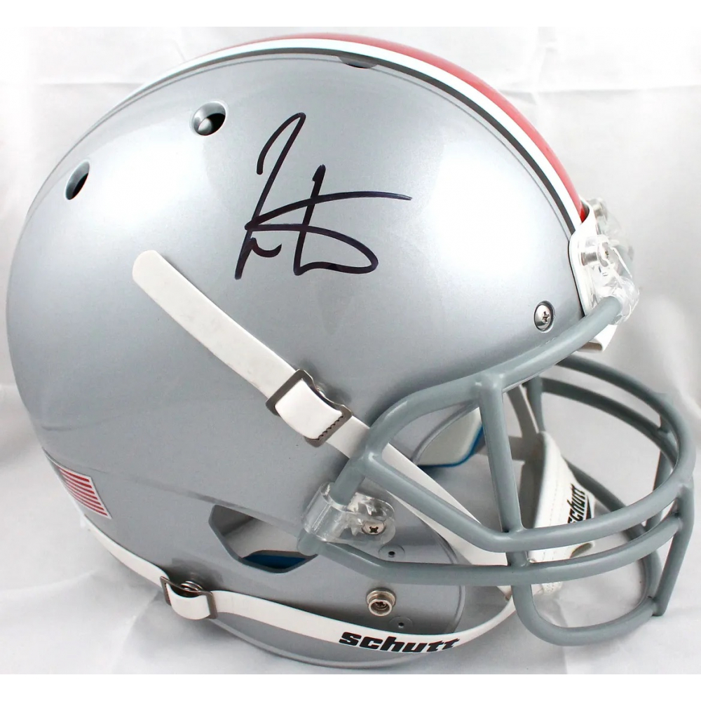 Cris Carter Signed Ohio State Buckeyes Full-Size Helmet (Beckett ...