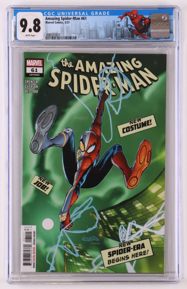 2021 "The Amazing Spider-Man" Issue #61 Marvel Comic Book (CGC 9.8 ...