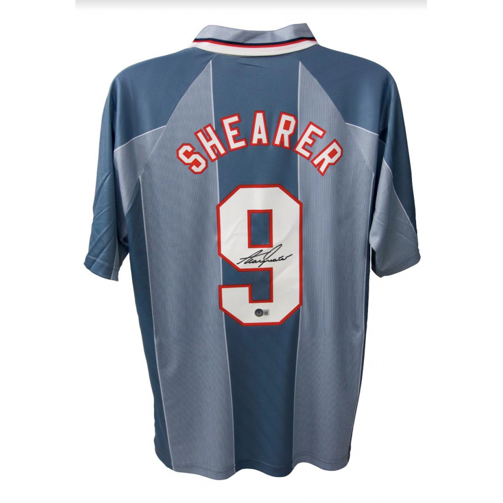 Alan Shearer Signed England Jersey (Beckett) | Pristine Auction