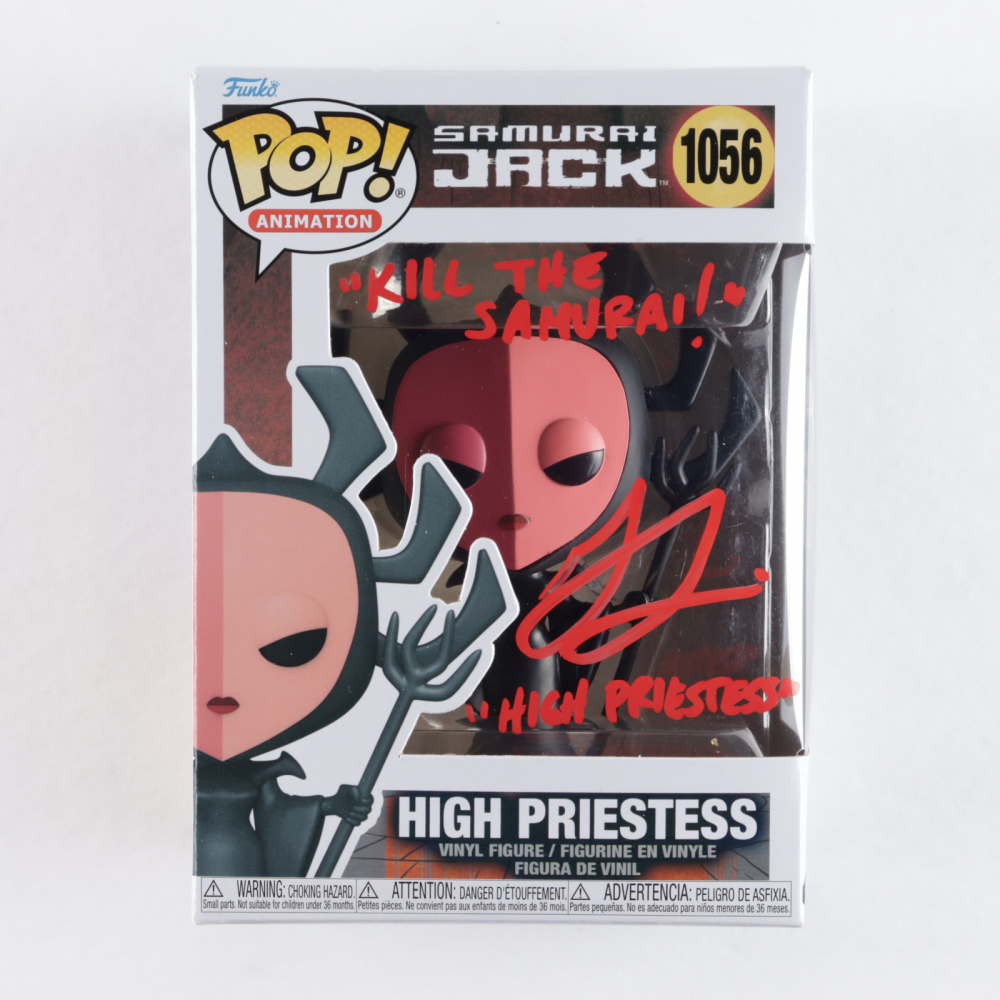 Grey DeLisle Signed "Samurai Jack" #1056 High Priestess Funko Pop Vinyl ...