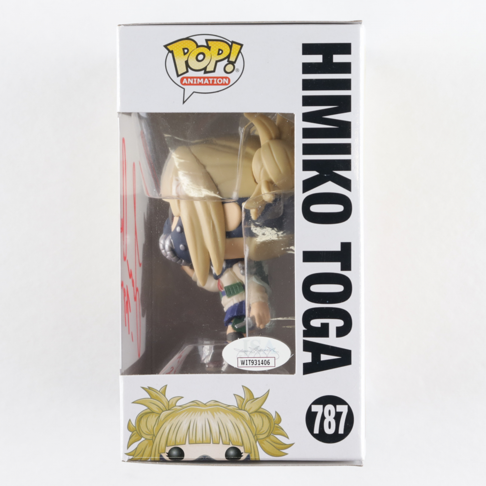 Leah Clark Signed "My Hero Academia" #787 Himiko Toga Funko Pop! Vinyl ...
