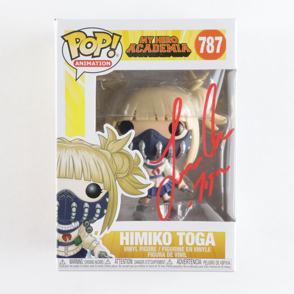 Leah Clark Signed "My Hero Academia" #787 Himiko Toga Funko Pop! Vinyl ...