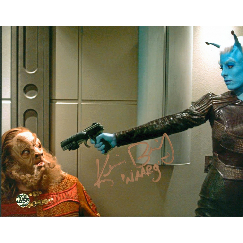 Kevin Brief Signed "Star Trek" 8x10 Photo Inscribed "Naarg" (Wizard ...