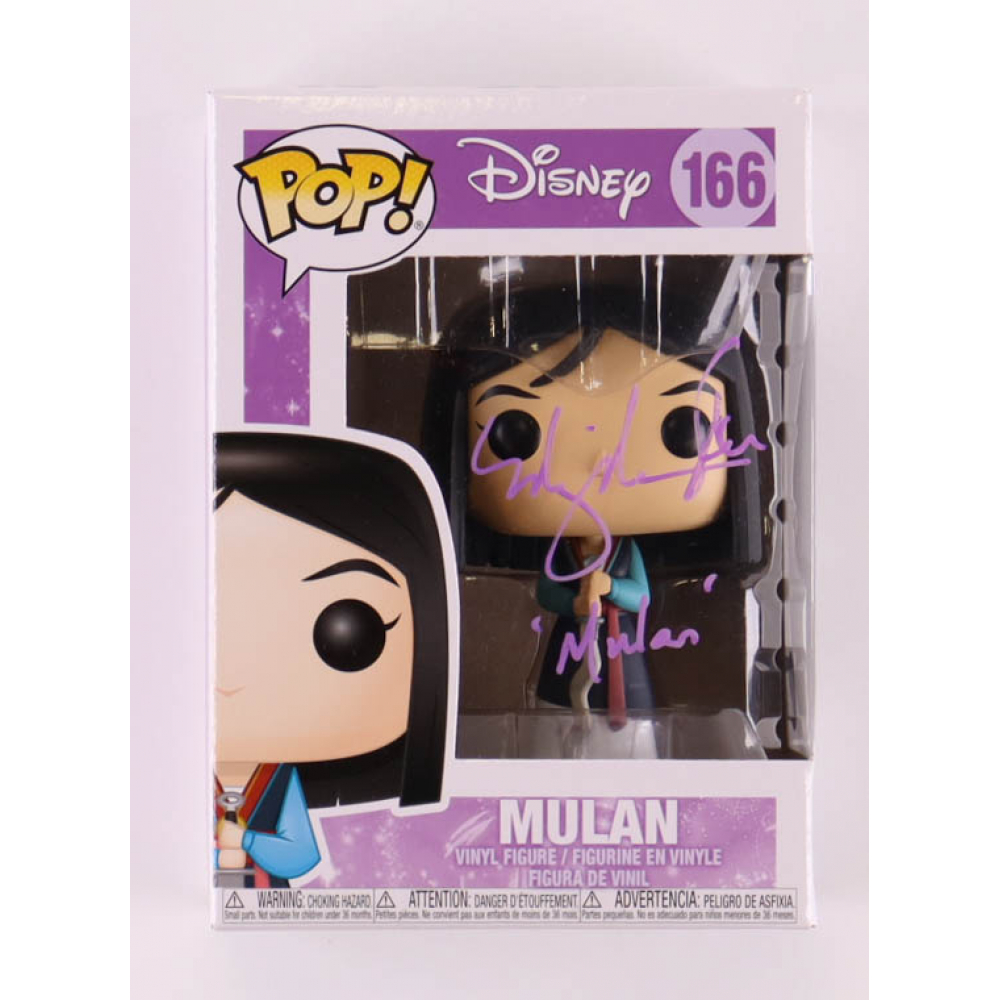 Ming-Na Wen Signed "Disney" #166 Mulan Funko Pop! Vinyl Figure ...