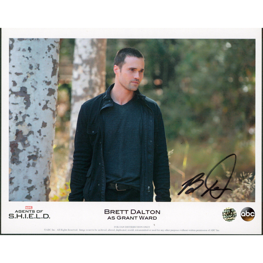 Brett Dalton Signed "Agents of S.H.I.E.L.D" 8x10 Photo (Wizard World ...