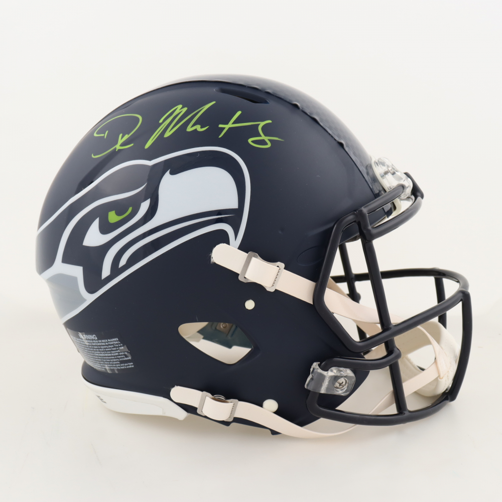 DK Metcalf Signed Seahawks Full-Size Authentic On-Field Speed Helmet ...