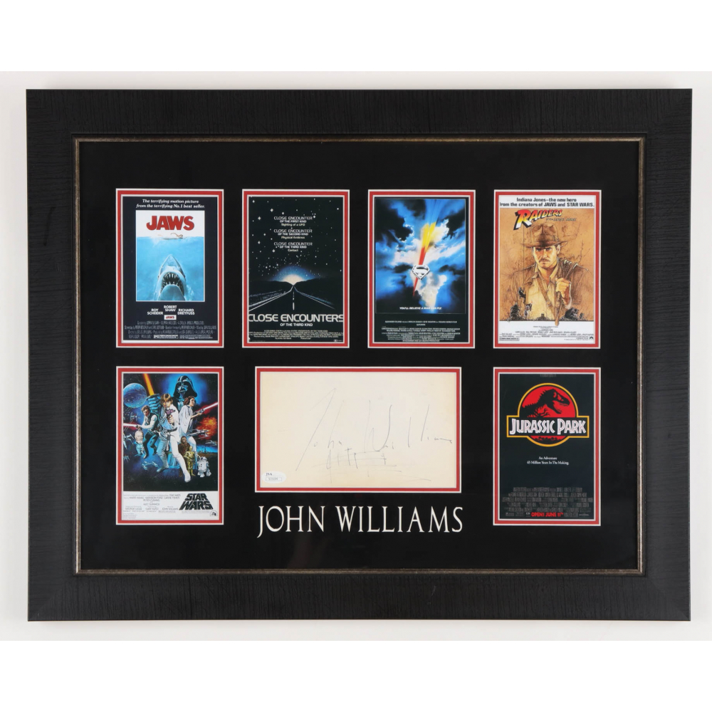 John Williams Signed 20x25 Custom Framed Cut Display (JSA) | Pristine ...