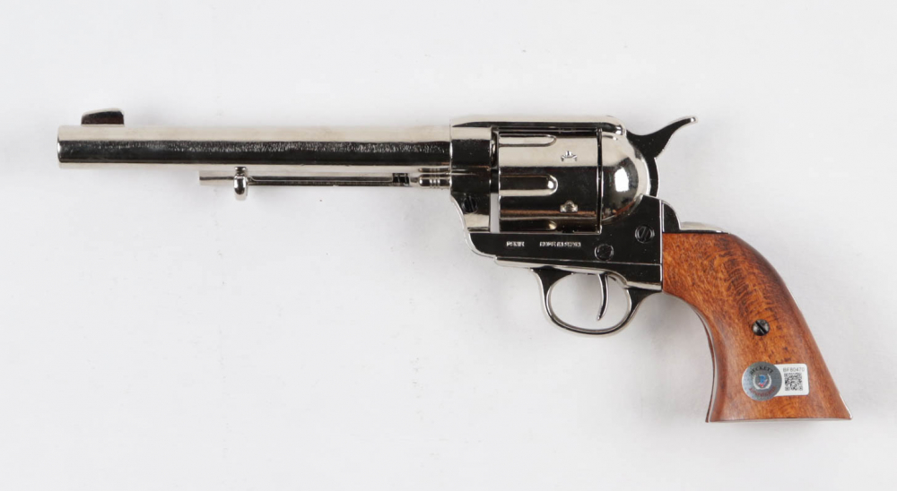 Emilio Estevez Signed Denix Replica Revolver Inscribed "The Kid ...