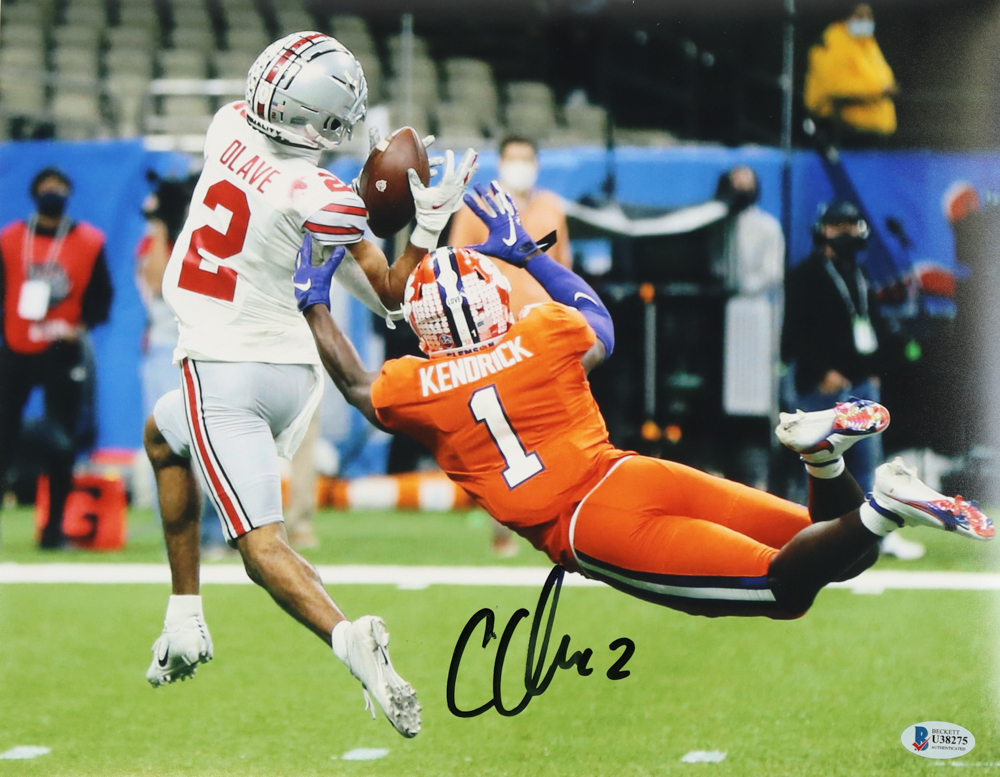 Chris Olave Signed Ohio State Buckeyes 11x14 Photo (Beckett) | Pristine ...