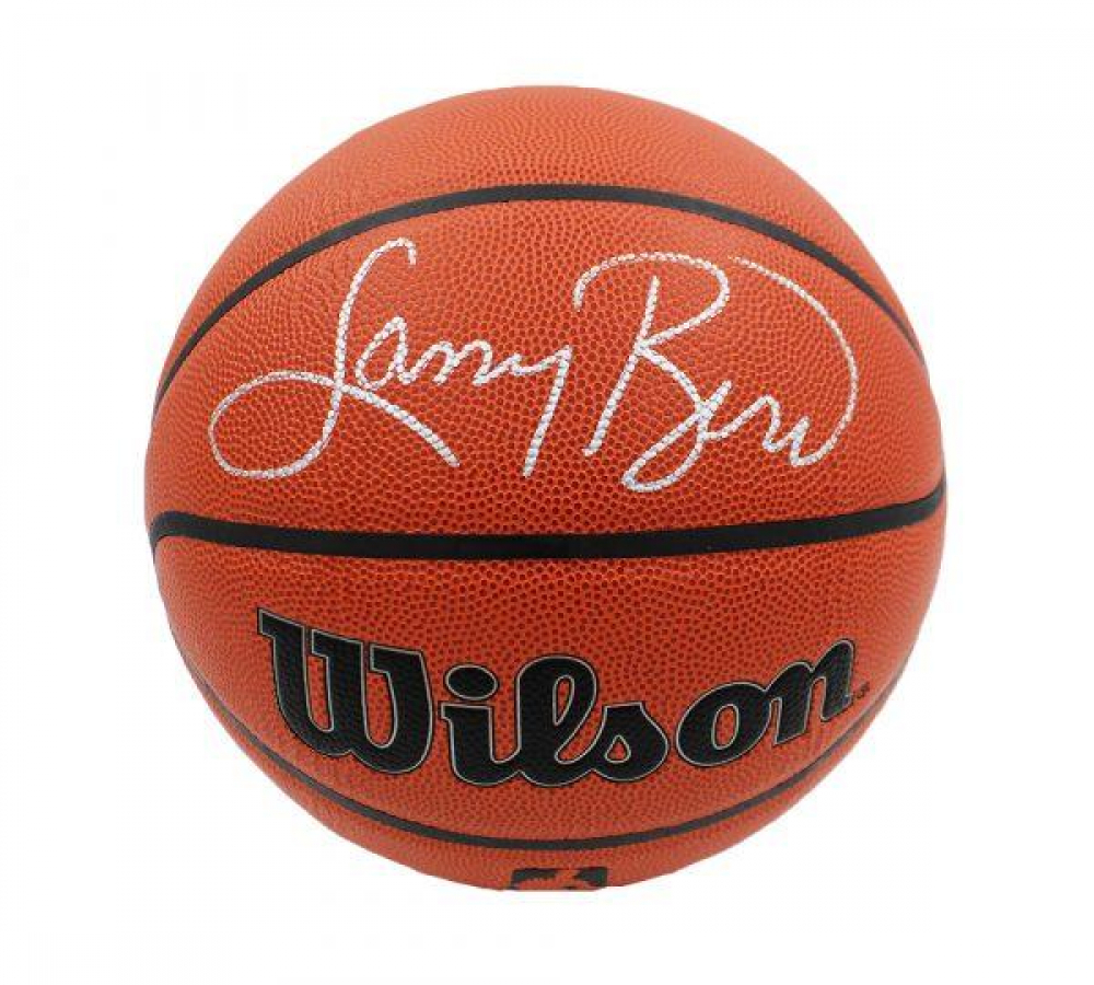 Larry Bird Signed NBA Basketball (Radtke) | Pristine Auction