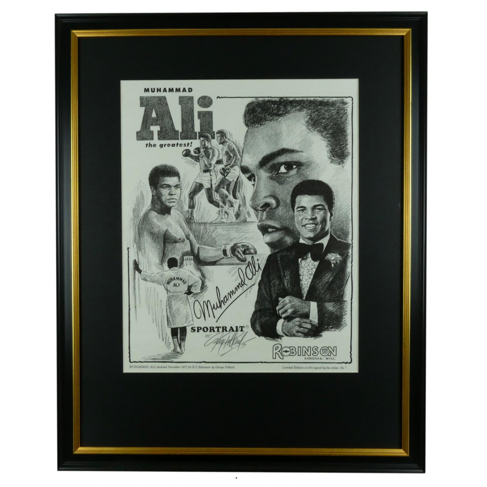 Muhammad Ali LE Custom Framed Photo Display | Pristine Auction
