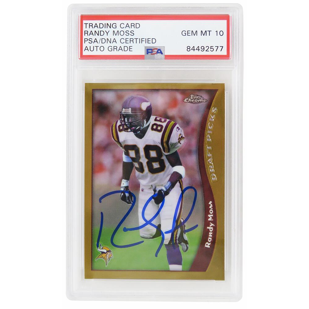 Randy Moss Signed Trading Card (PSA) | Pristine Auction