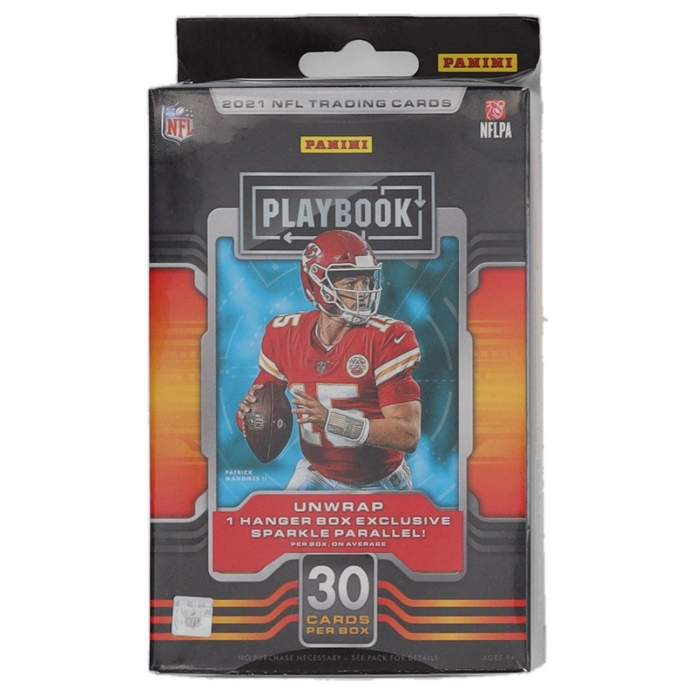 2021 Panini Playbook Football Hanger Box with (30) Cards | Pristine Auction