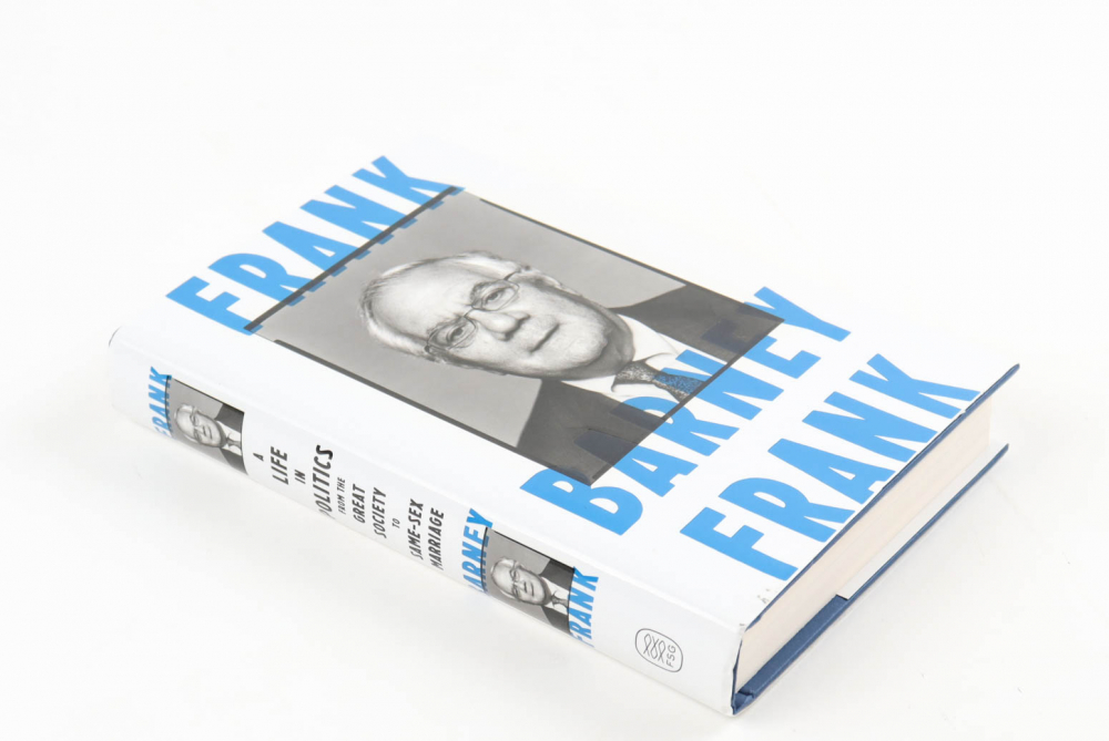 Barney Frank Signed "Frank" Hardcover Book (Beckett) | Pristine Auction