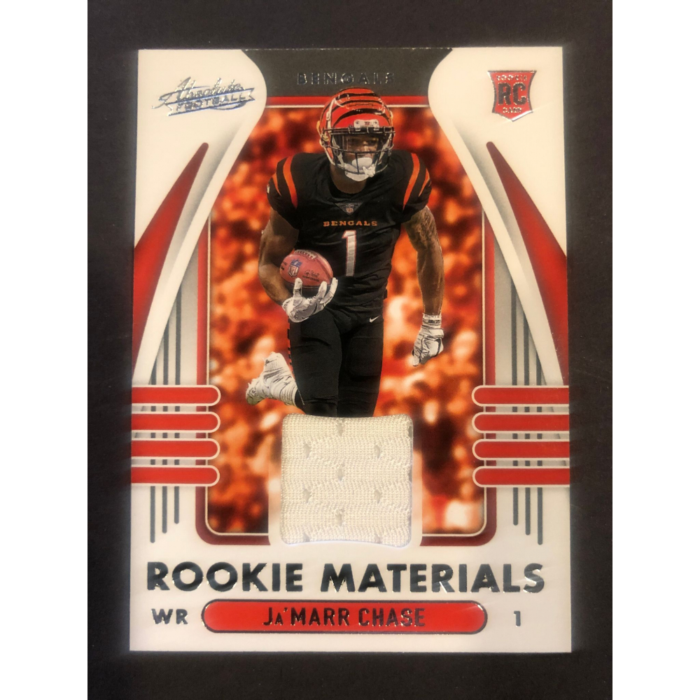 Ja'Marr Chase 2021 Absolute Absolute Rookie Materials #15 RC | Pristine ...